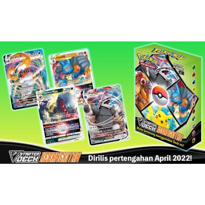 Jual Pokemon TCG Indonesia scE1 V Starter Deck Kebangkitan | Shopee Indonesia
