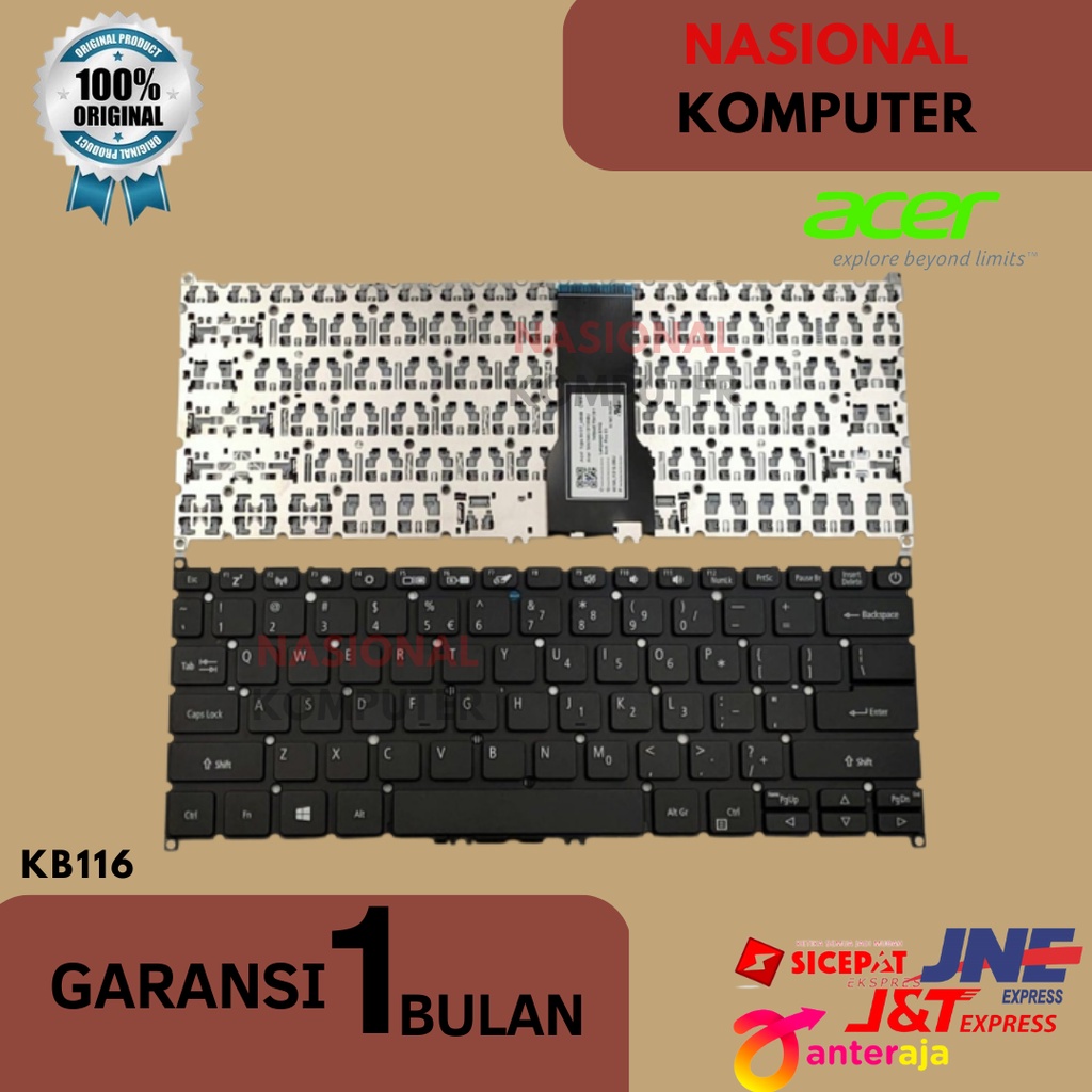 Jual Keyboard Acer Aspire 3 A314-22 A314-35 5 A514-52 A514-53 A514-54 ...