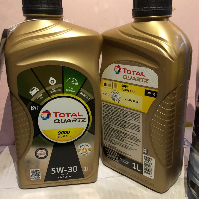 Jual Total Quartz 9000 5w30/OLI TOTAL SAE 5w30 kemasan baru | Shopee ...