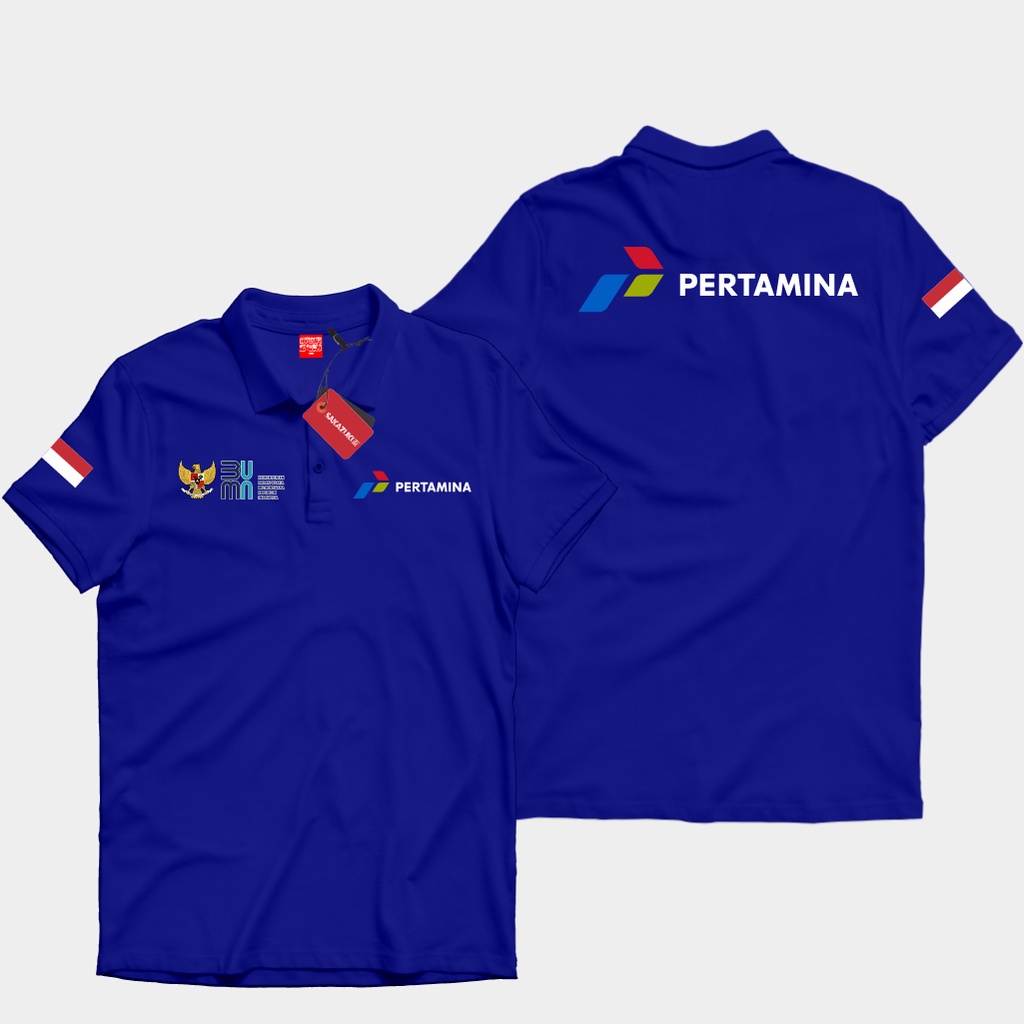 Jual SAKAZUKI Poloshirt Polo Kaos Baju Kerah PT PERTAMINA BUMN PROFESI ...