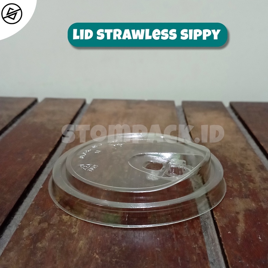 Jual Strawless Lid PET Sippy Lid Polipack | Shopee Indonesia