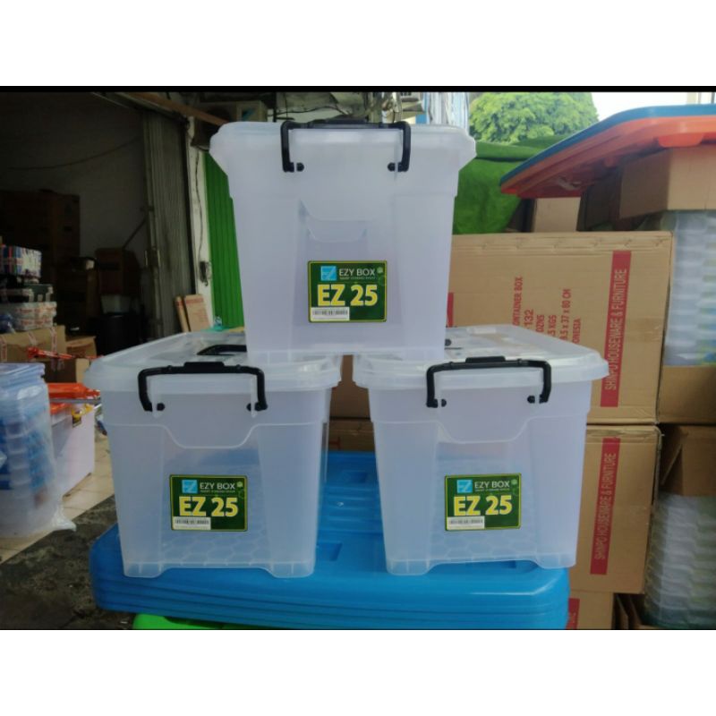 Jual CONTAINER BOX EZY BENING/PURE/TRASNPARAN 10-15-18-25-35-45-52-75 ...