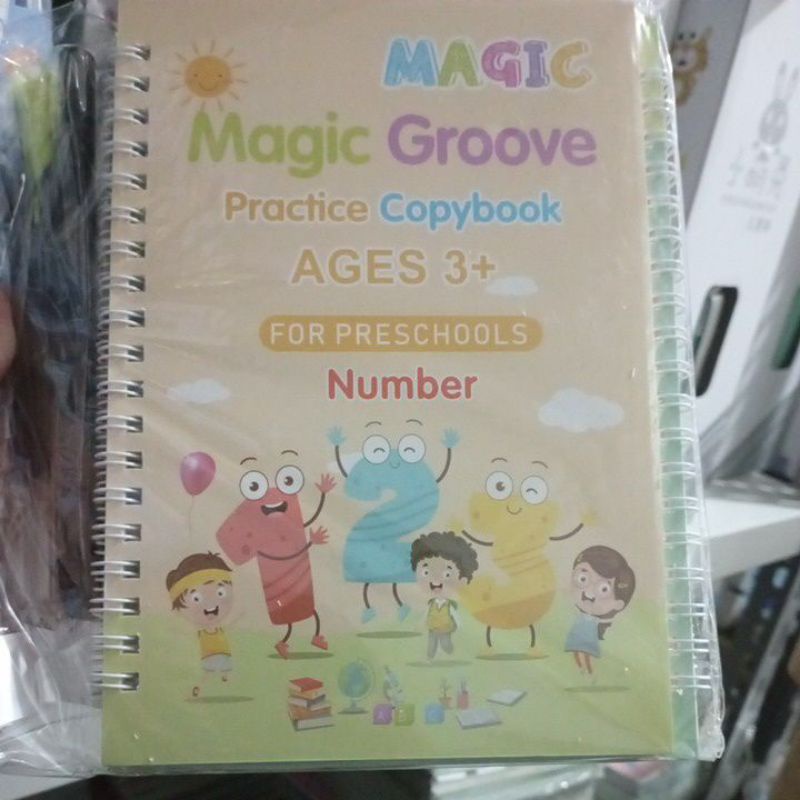 Jual Buku Belajar Menulis Magic Groove Practive Copy book Preschool ...