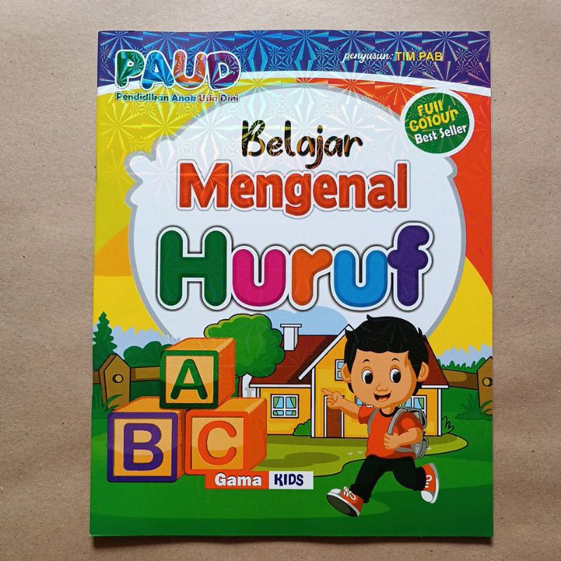 Jual BUKU BELAJAR MENGENAL DAN MENULIS HURUF UNTUK ANAK PAUD TK - GAMA ...