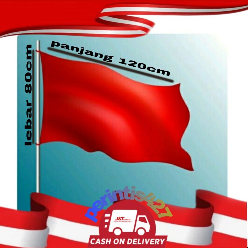 Jual BENDERA MERAH POLOS | Shopee Indonesia