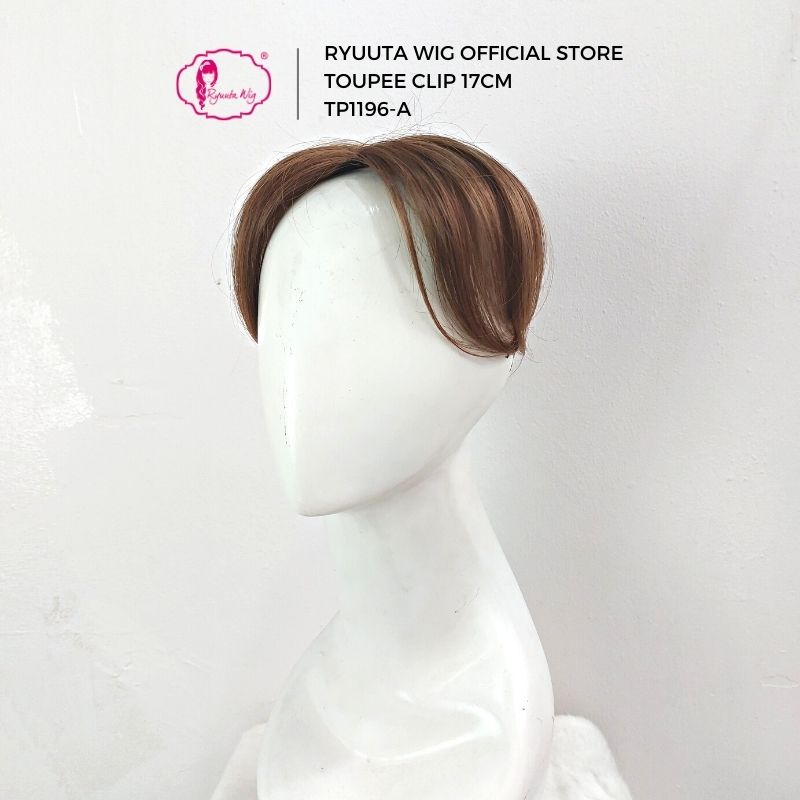 Jual Ryuuta Wig Toupee Lace Clip Poni Penutup Botak Pendek Pria Wanita ...