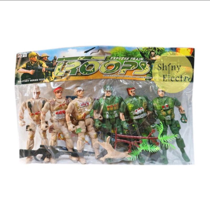 Jual Topper Mainan Tentara, Hiasan Kue Tentara, Army Satu set, Army ...