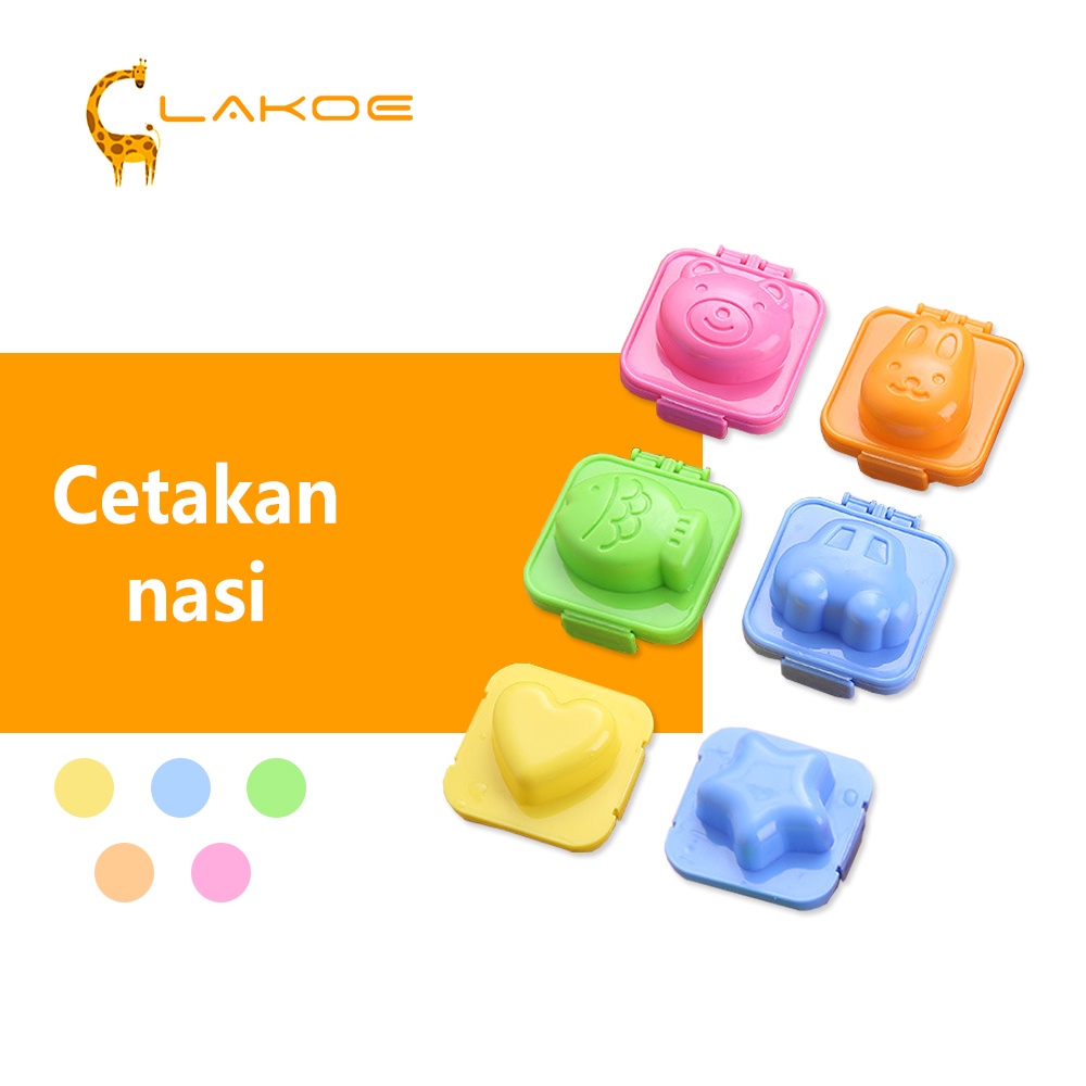 Jual LAKOEOFFICIALMALL Cetakan Nasi Bekal Rice Lucu Bento Sushi Mold ...