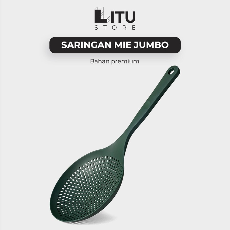 Jual Sendok saringan mie sayur gorengan centong masak jumbo tirisan ...
