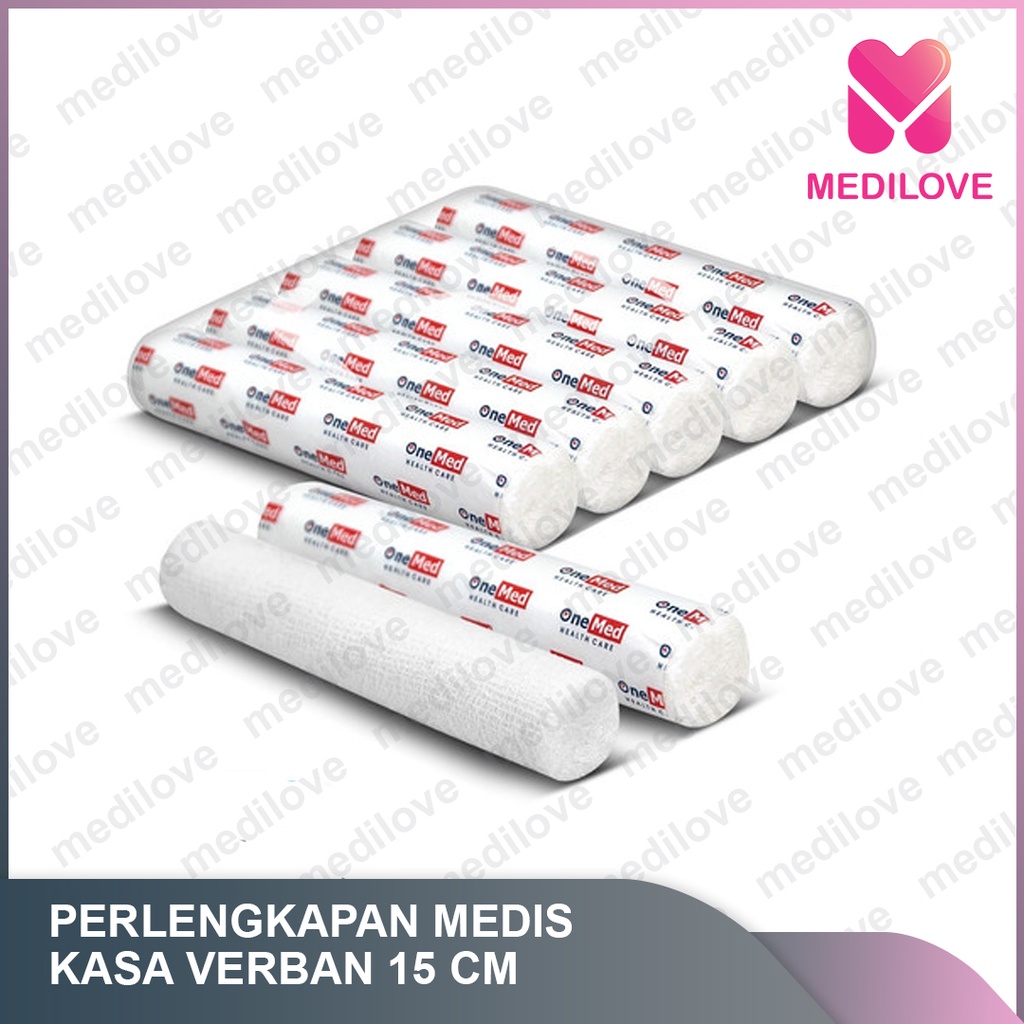 Jual Kasa Verban Perban OneMed 4yard x 15cm pak isi 50 rol OL / Perban ...