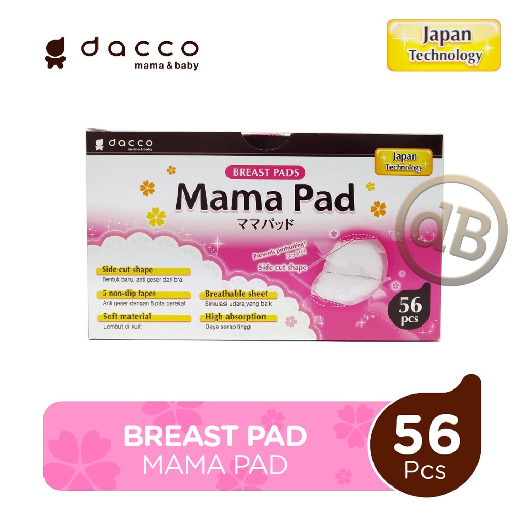 Jual Breastpad Penyerap Asi Dacco Mama Pad 3D Untuk Ibu Menyusui Breast ...