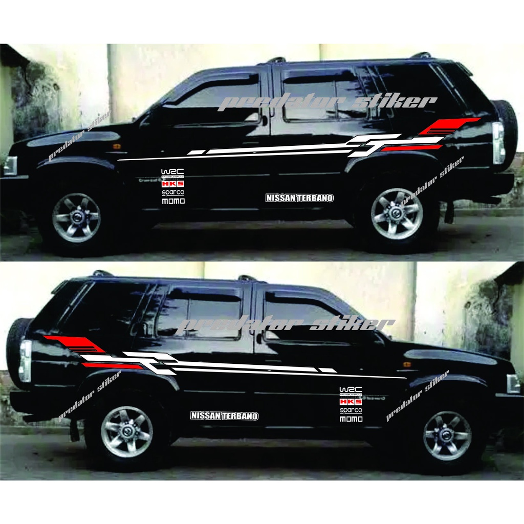 Jual [COD] PROMO STIKER CUTTING MOBIL NISSAN TERRANO STIKER LIST BODY ...