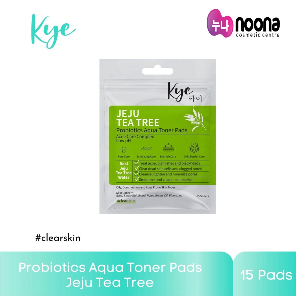 Jual JEJU TEA TREE PROBIOTICS AQUA TONER PADS 15 SHEETS | Shopee Indonesia