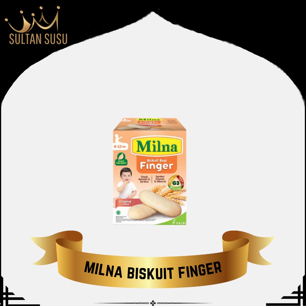 Jual Milna Biskuit Bayi Finger 52 gr / Milna Biskuit mpasi Bayi 8-12 ...