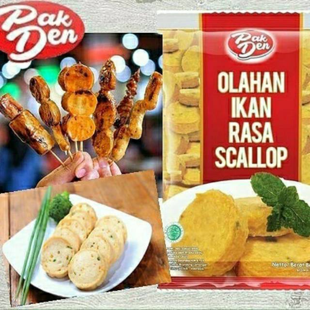 Jual Pak Den Scallop Ikan 500Gr | Shopee Indonesia