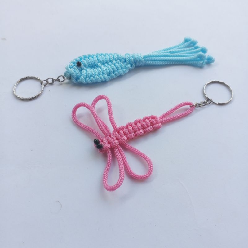 Jual Gantungan Kunci Tali Kur Ikan Capung | Shopee Indonesia