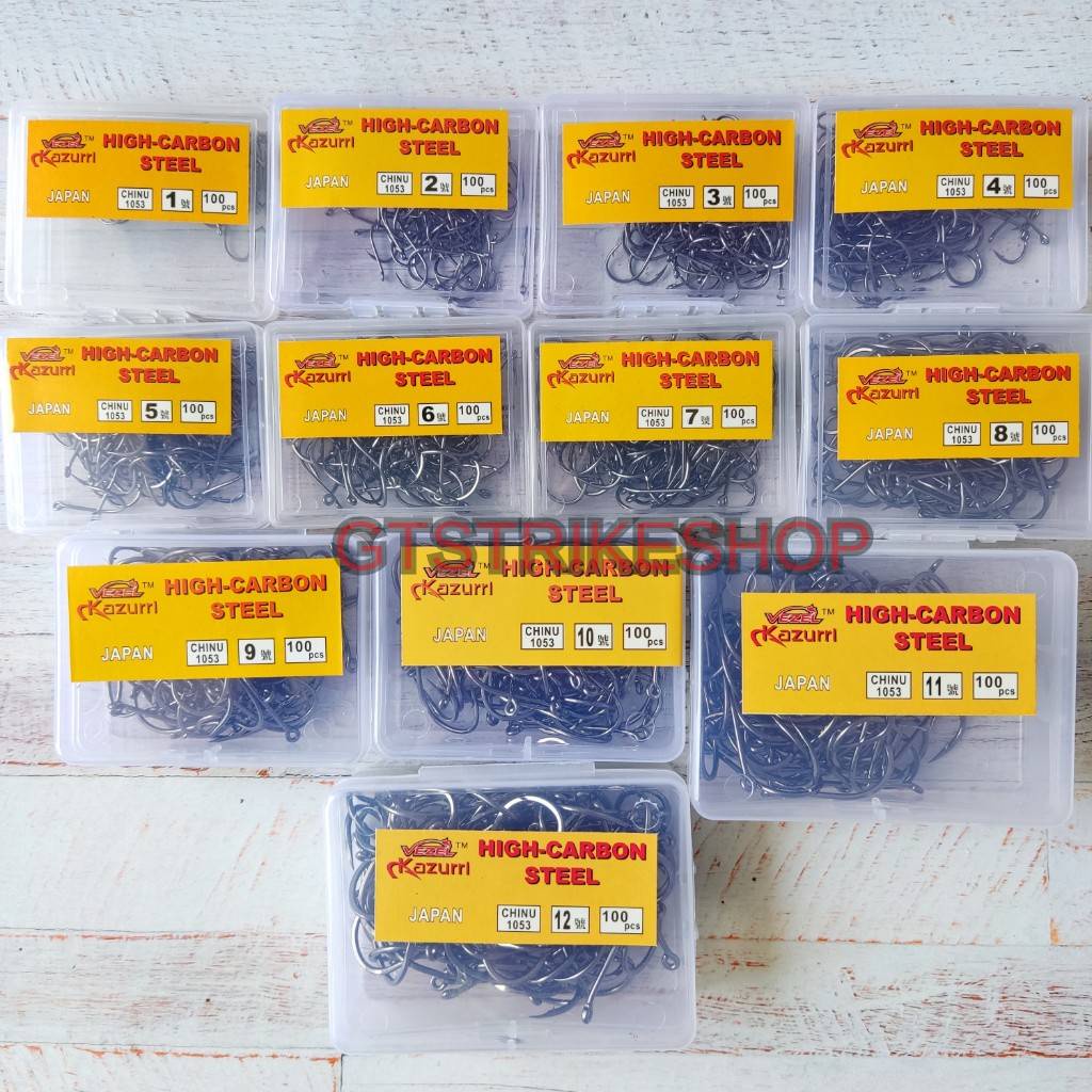 Jual Mata kail pancing carbon Vezel Kazuri Kazurri 1053 (chinu ring ...