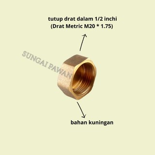 Jual penutup tutup tutupan end plug dop pipa kran keran air water drat ...
