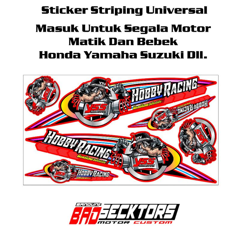 Jual Sticker Striping Universal Untuk All Motor Matik Dan bebek ...