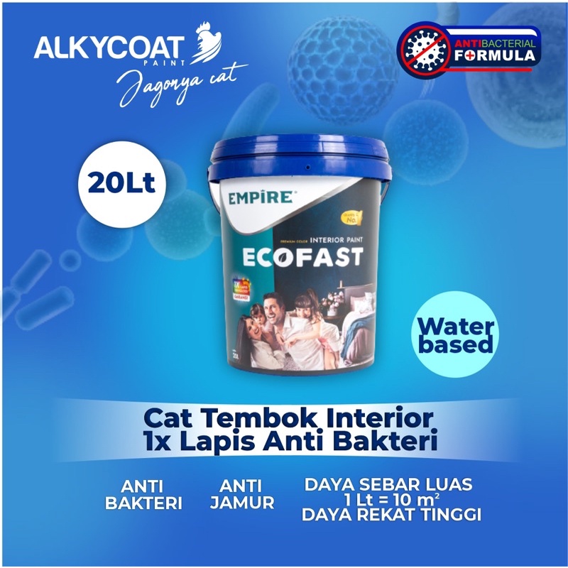 Jual CAT TEMBOK ANTI BAKTERI / Cat Dinding Interior / Cat Tembok Anti Jamur/ Cat Dinding Premium ...