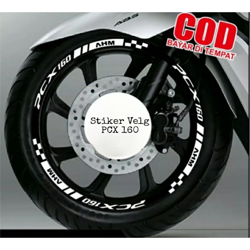 Jual Stiker Velg PCX 160 Stiker Velg PCX 160 Menyala | Shopee Indonesia