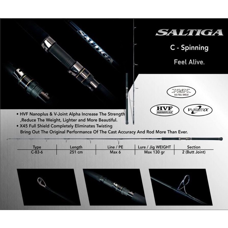 Jual JORAN DAIWA SALTIGA C-83-6 GARANSI RESMI DAIWA | Shopee Indonesia