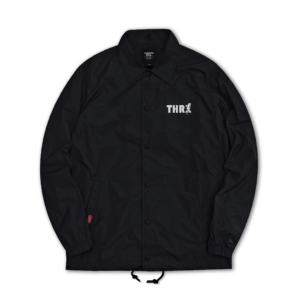 Jual Throoxoriginal Coach Jaket Hitam Lauda Black || Coach Jacket ...