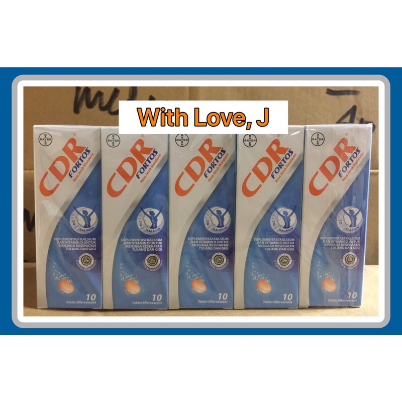 Jual CDR FORTOS RASA JERUK ( 10 TABLET ) | Shopee Indonesia