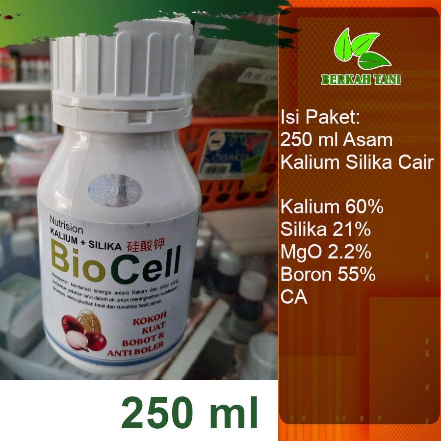 Jual Harga Spesial Biocell 250 ml Pupuk Kalium Silika Boron Penguat Batang Dan Anti Moler ...