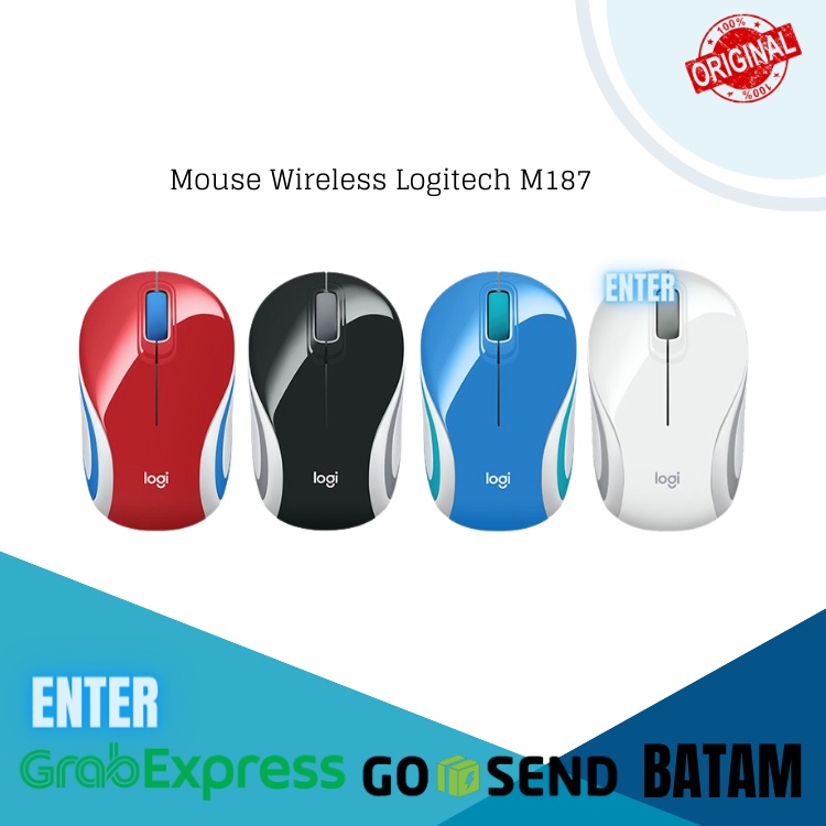 Jual Mouse Wireless Logitech M187 | Shopee Indonesia