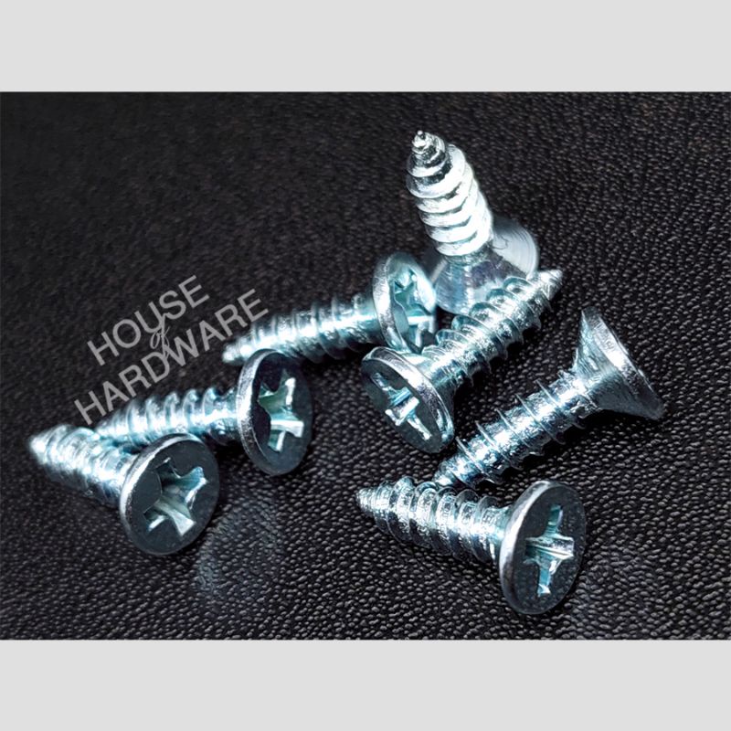 Jual SEKRUP CACING 6 mm x 1/2" / TAPPING SCREW (ISI 50 Pcs) | Shopee ...