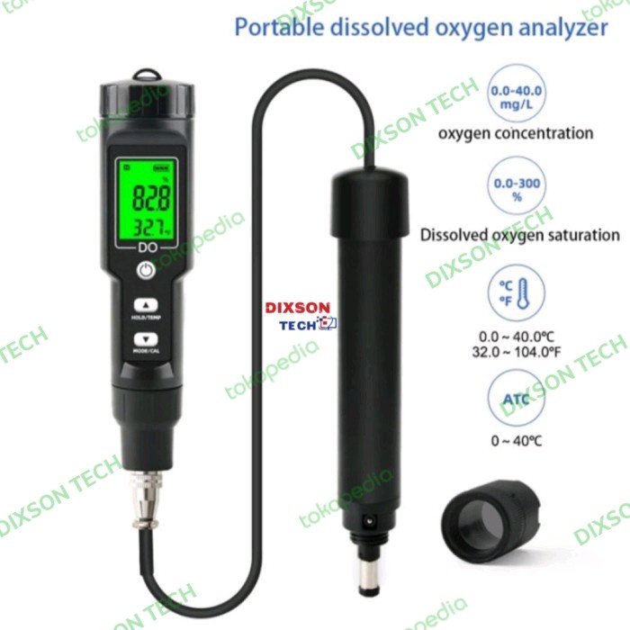 Jual DIGITAL DISSOLVED OXYGEN ANALYZER DO TESTER WATER QUALITY METER ...