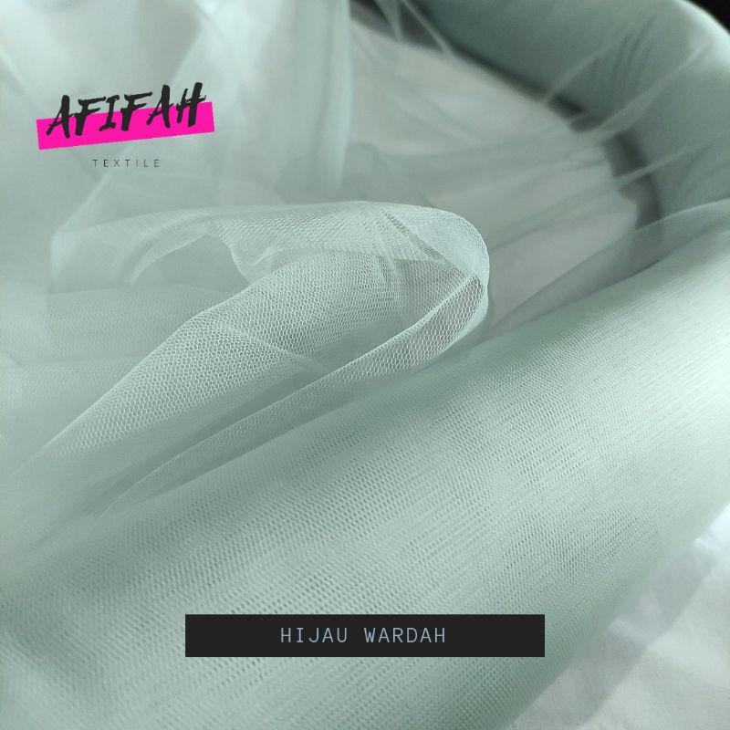 Jual Kain Tile Polos Premium | Soft Tulle | Tile polos lembut (harga ...