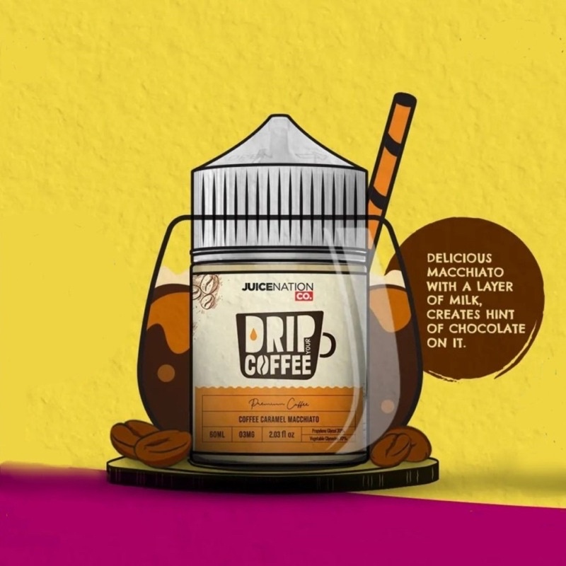 Jual LIQUID DRIP YOUR COFFEE ( Coffee Caramel Macchiato ) 60ML 3&6Mg by ...