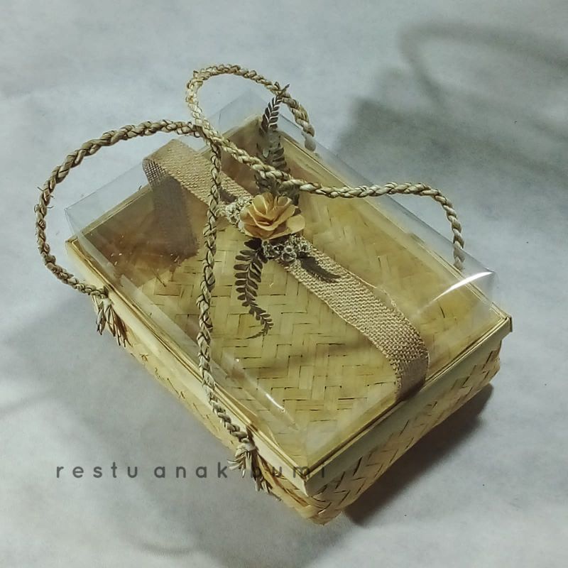 Jual packaging premium pita rustic goni keranjang hantaran Keranjang ...