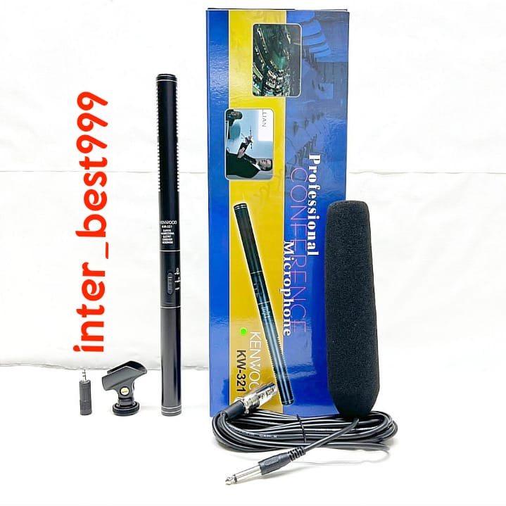 Jual Mic Kenwood KW 321 ( Shotgun / telescopic microphone ) | Shopee Indonesia
