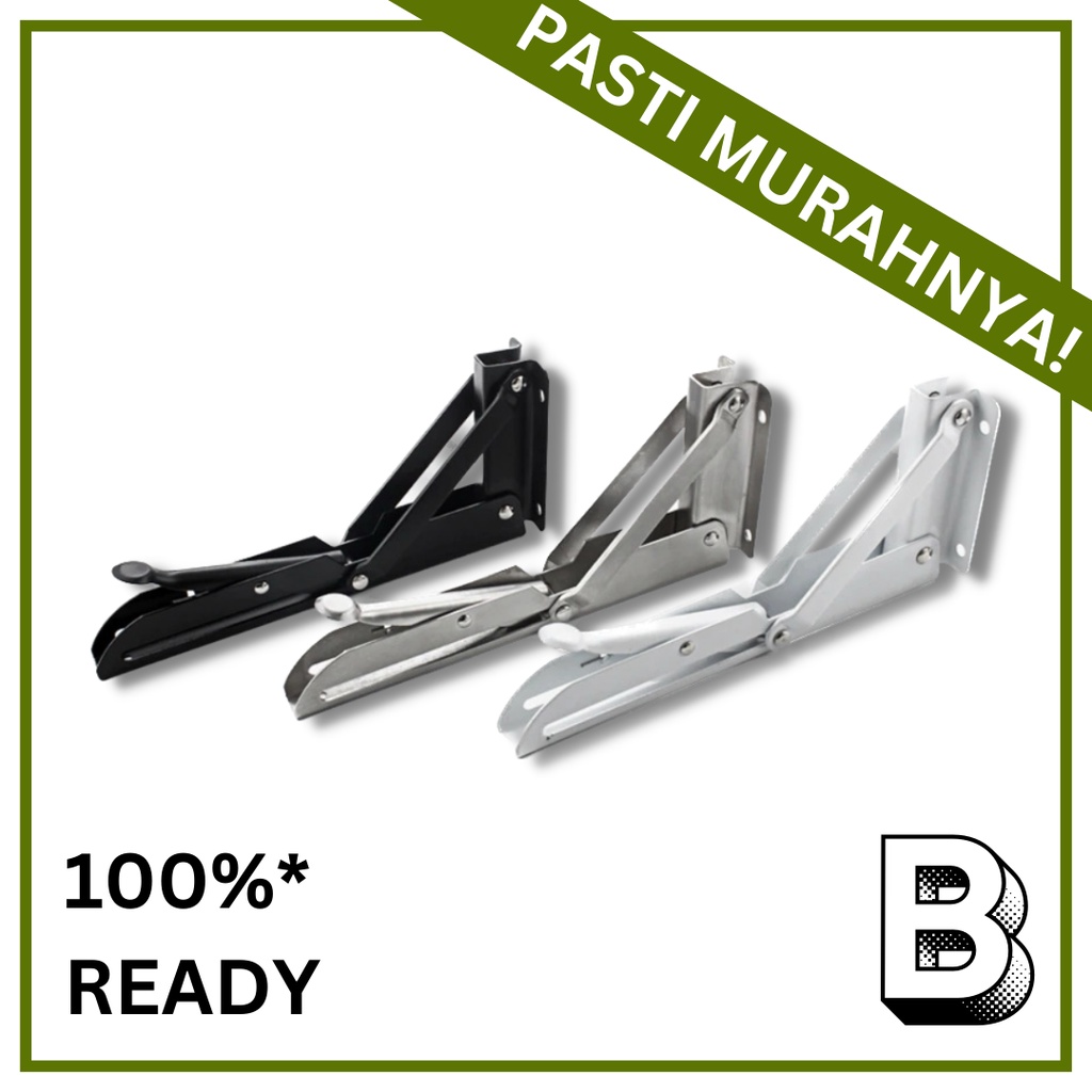 Jual BRAKET IMPOR Bracket XIDA Engsel Siku Stainless RACK MEJA LIPAT ...