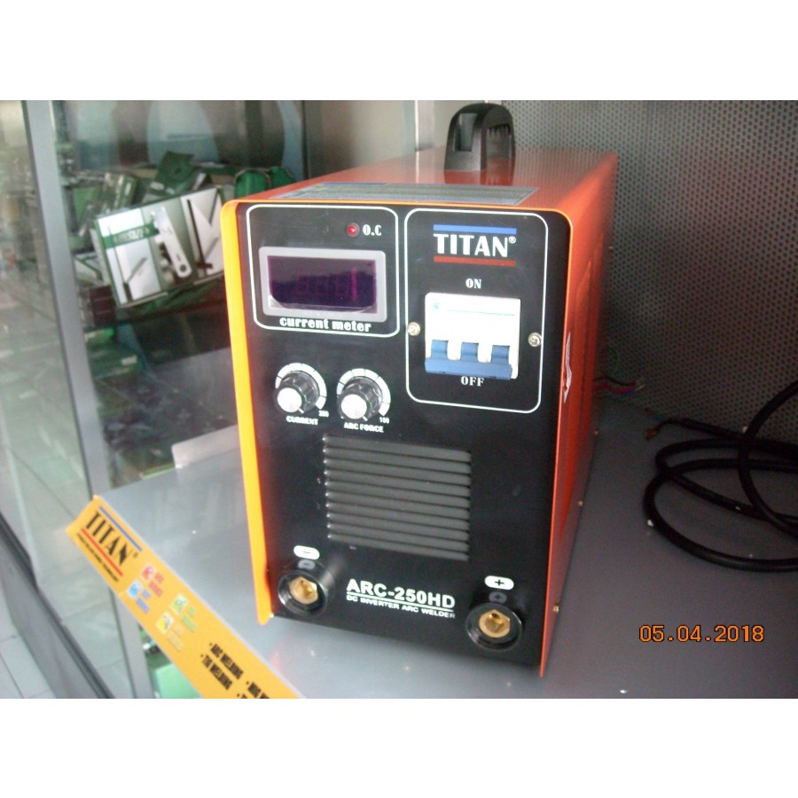 Jual MESIN TRAVO TRAFO LAS TITAN ARC 250 HD 3PH WELDING MACHINE 3 PHASE ...