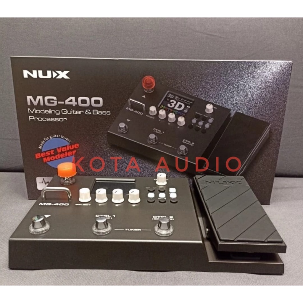 Jual EFEK GITAR NUX MG400 NUX MG-400 GUITAR MODELLING PROCESSOR EFFECT ...