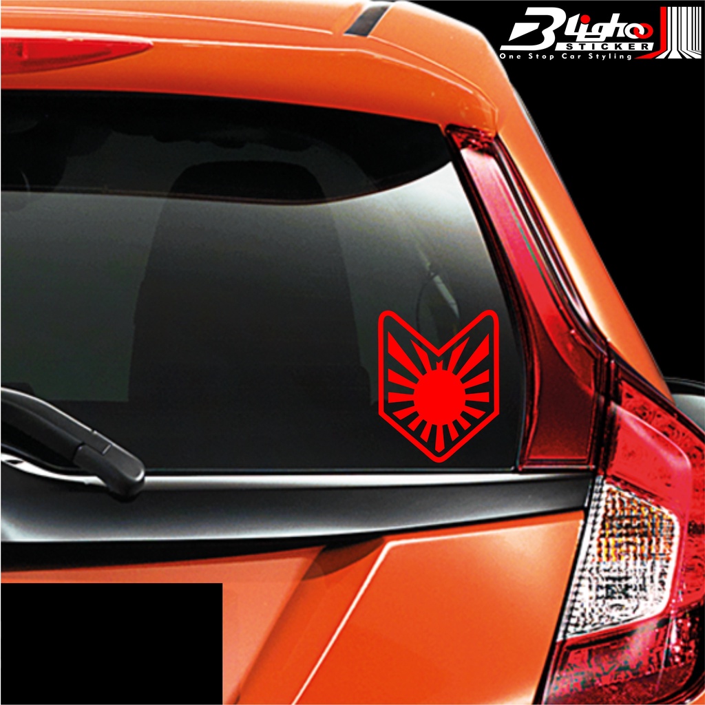 Jual STIKER MOBIL VARIASI CUTTING STICKER MOBIL JDM RISING SUN 15 cm ...