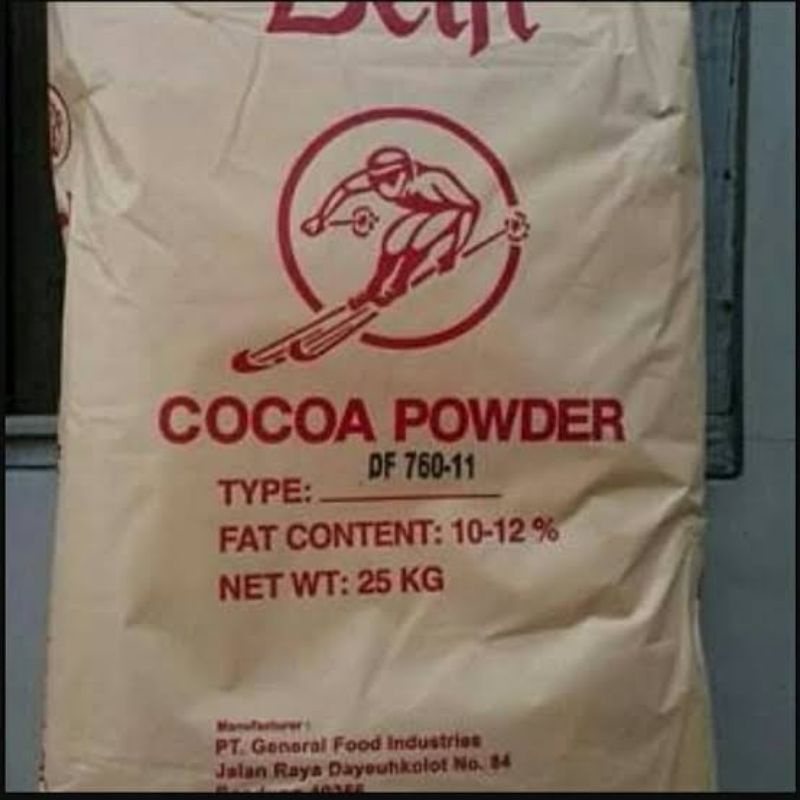 Jual 1KG COKELAT BUBUK DELF! KAKAO COCOA POWDER COKLAT BUBUK TANPA GULA ...