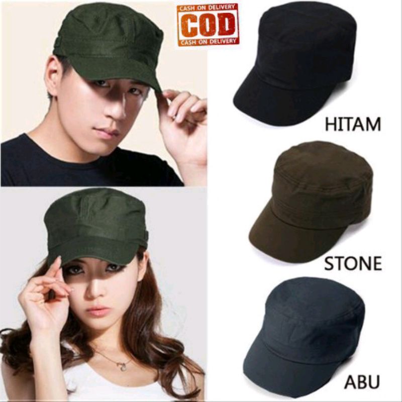 Jual TOPI KOMANDO PRIA WANITA / TOPI POLISI / TOPI TENTARA / TOPI ...