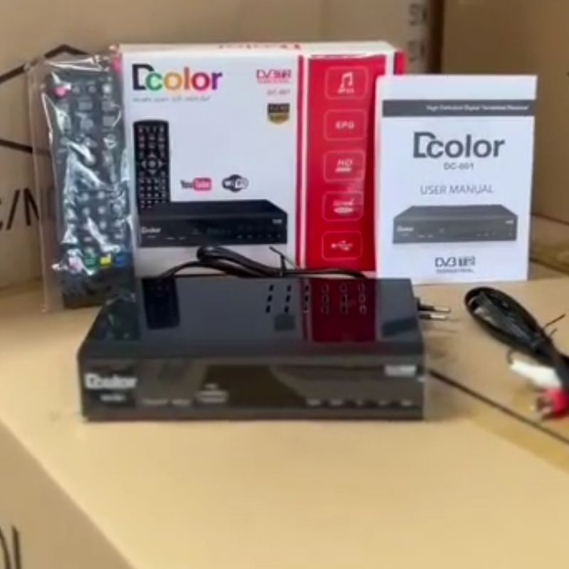 Jual STB set top box digital dvbt2 reciver digital television | Shopee ...