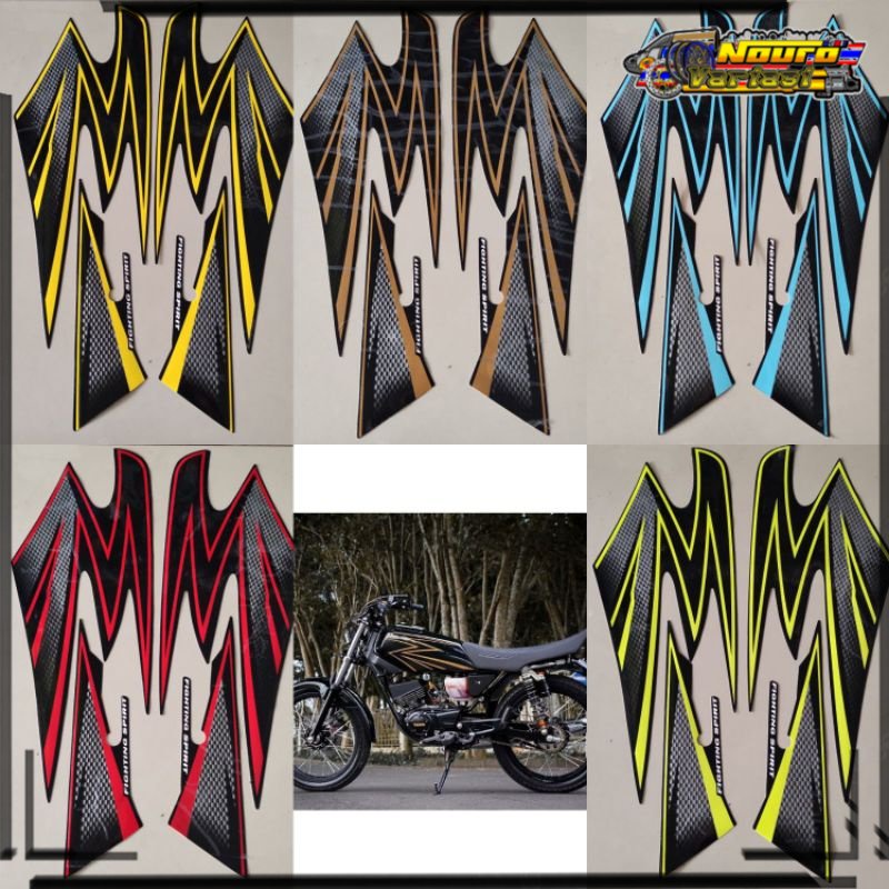 Jual COD STRIPING RX KING 2003 CUSTOM PREMIUM STICKER RX KING ...