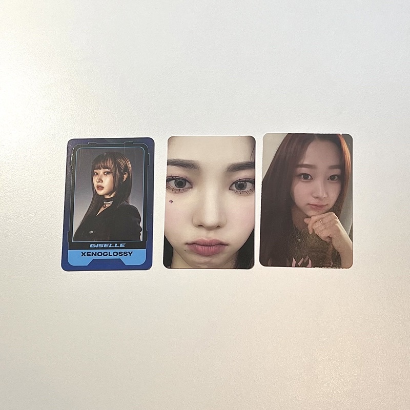 Jual ( READY ) aespa girls photocard karina zoom girls real world ver pc ar hologram giselle ...