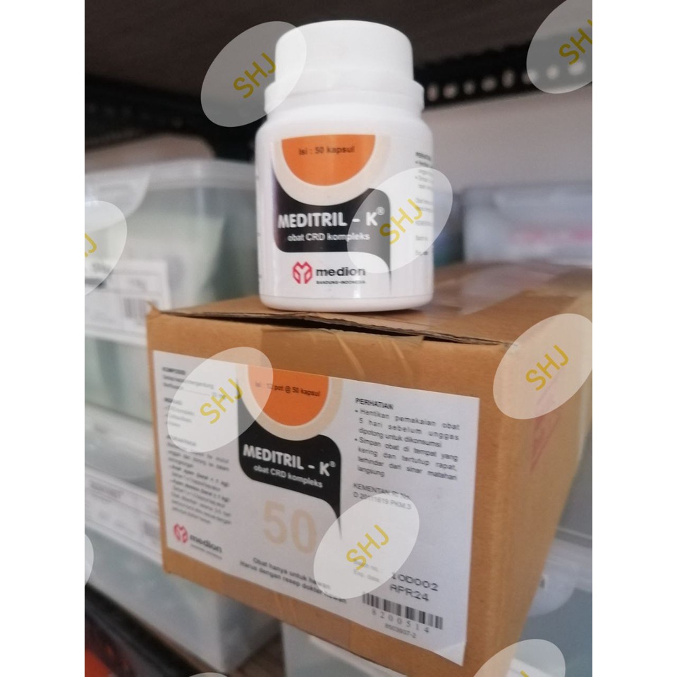 Jual MEDITRIL-K ISI 50 KAPSUL (OBAT KOLERA & CRD) | Shopee Indonesia