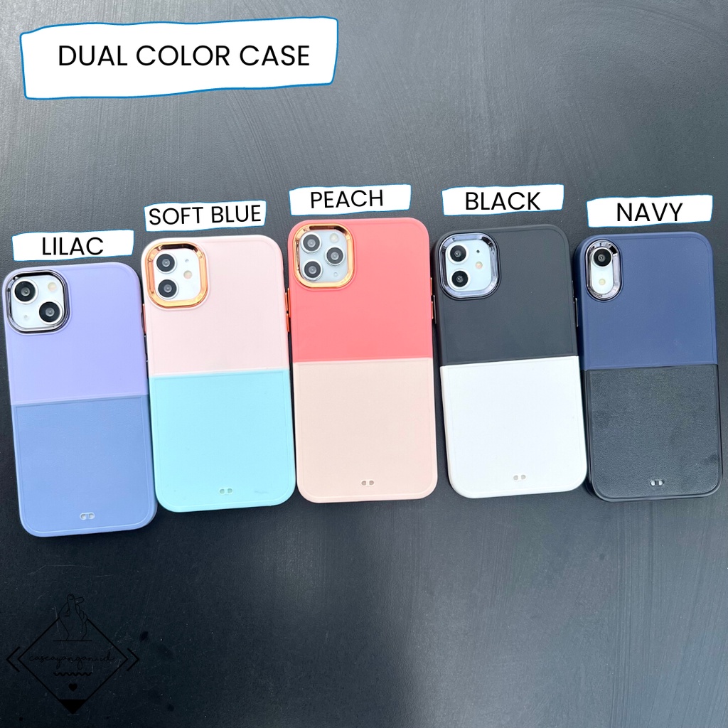Jual Dual Color Case for Iphone 7 8 PLUS SE 2020 X XS XR 11 PRO MAX ...