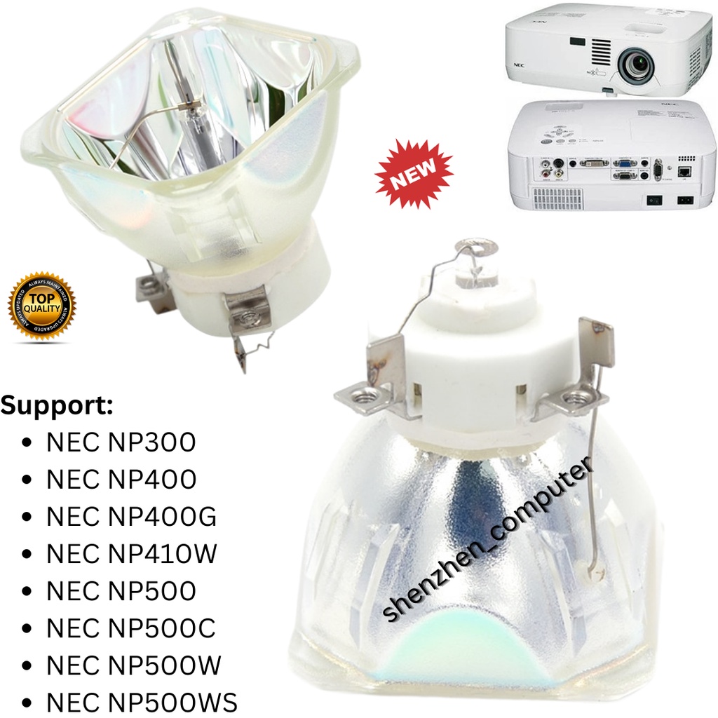 Jual Lampu Proyektor Projector NEC NP300 NP400 NP400G NP410W NP500 ...