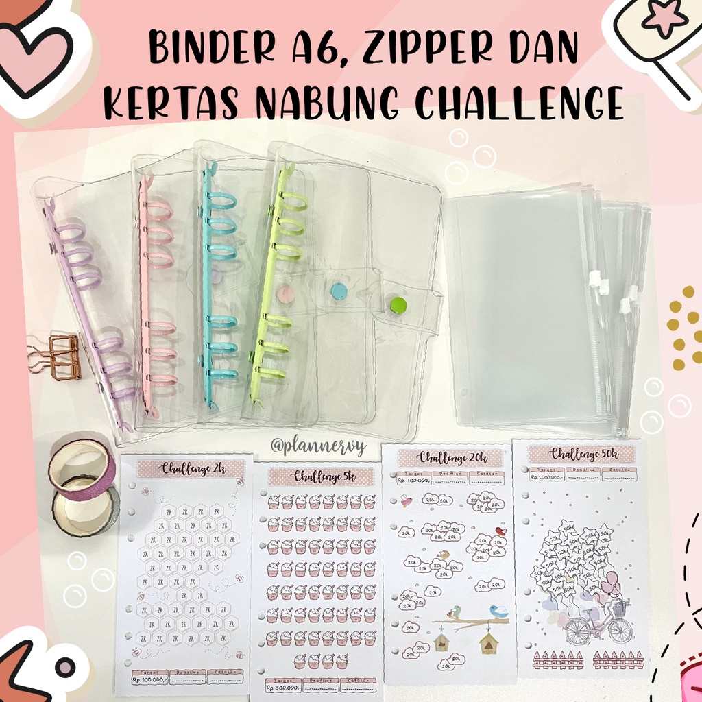 Jual A6 PAKET FINANCIAL BINDER TRANSPARAN PREMIUM EKSKLUSIF | Shopee ...