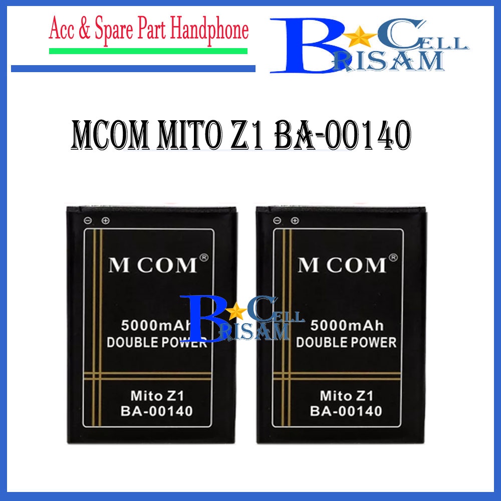 Jual Battery Batre Baterai Double Power Mcom Mito A37 Z1 BA-00140 BA00140 Kapasitas 5000 Mah ...